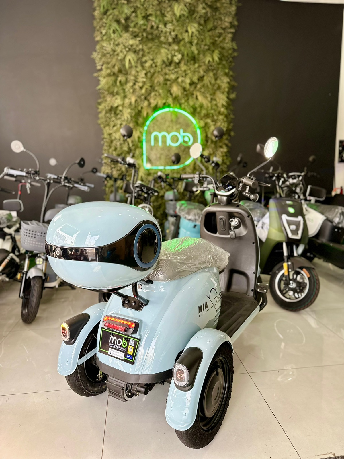 Triciclo elétrico Moto Chefe MIA TRI 1000W - MOB